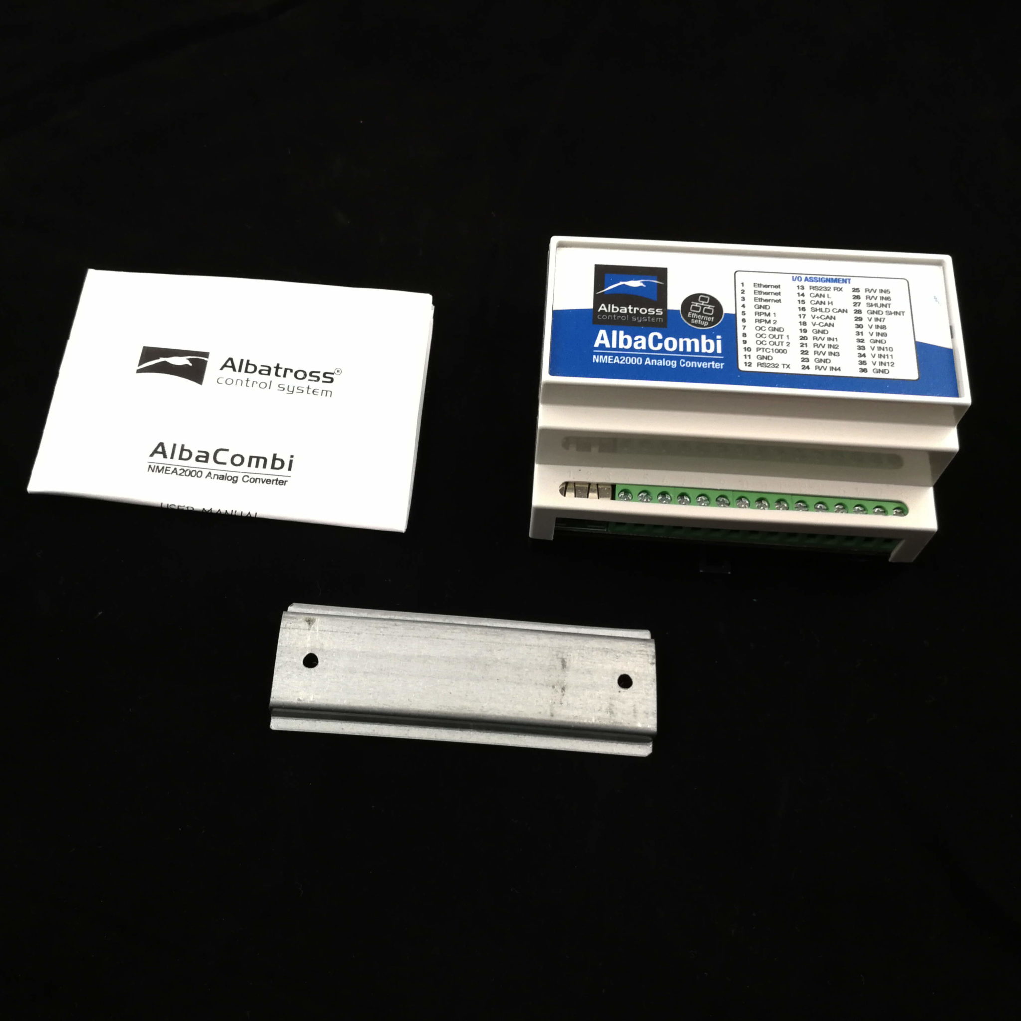 AlbaCombi Monitoring Analogue to Nmea2000 Signal Converter